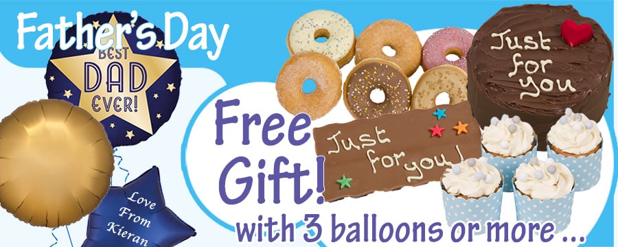 Send Inflated Father S Day Balloons By Post