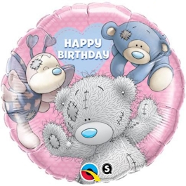 Tatty Teddy Birthday Balloon delivered inflated in UK