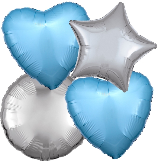 Personalised Blue Orbz Balloon