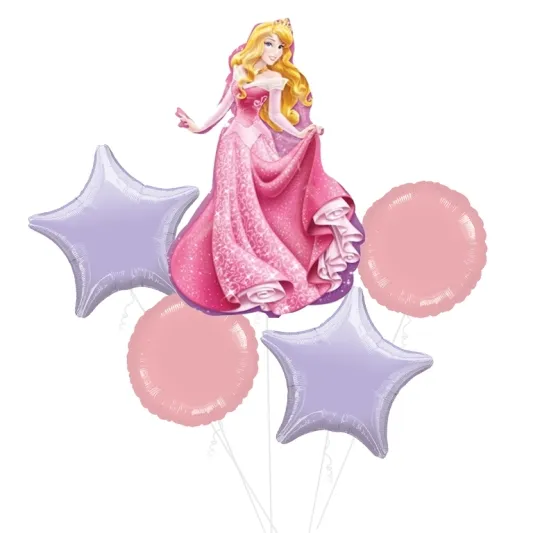 Sleeping Beauty Princess Aurora SuperShape Balloon delivered inflated in UK